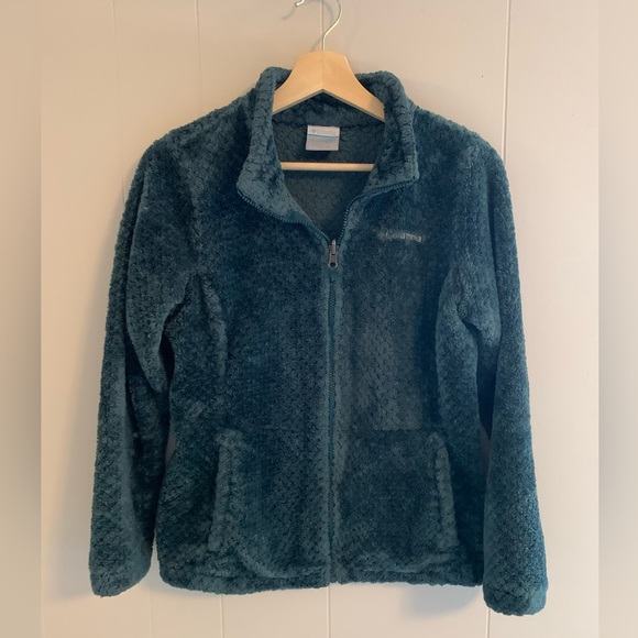 Columbia | Tops | Womens Columbia Interchange Dark Teal Colored Fleece ...
